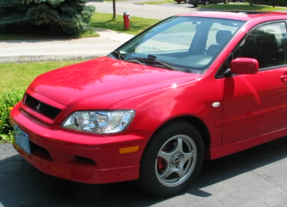 2002 2003 2004 2005 2006 MITSUBISHI LANCER RALLIART STYLE FRONT LIP ...