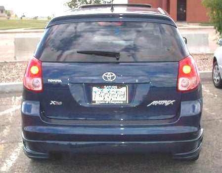 2003 2004 2005 2006 2007 2008 TOYOTA MATRIX APC REAR LIP KIT – Aeroworks